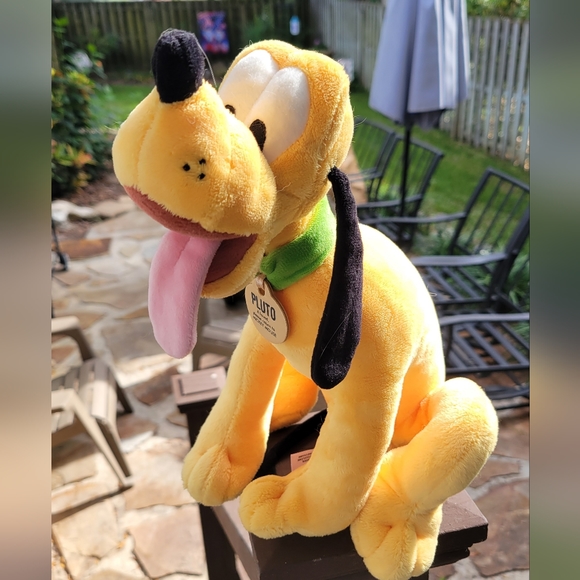 Disney | Toys | Guc Disney Pluto Stuffed Animal | Poshmark